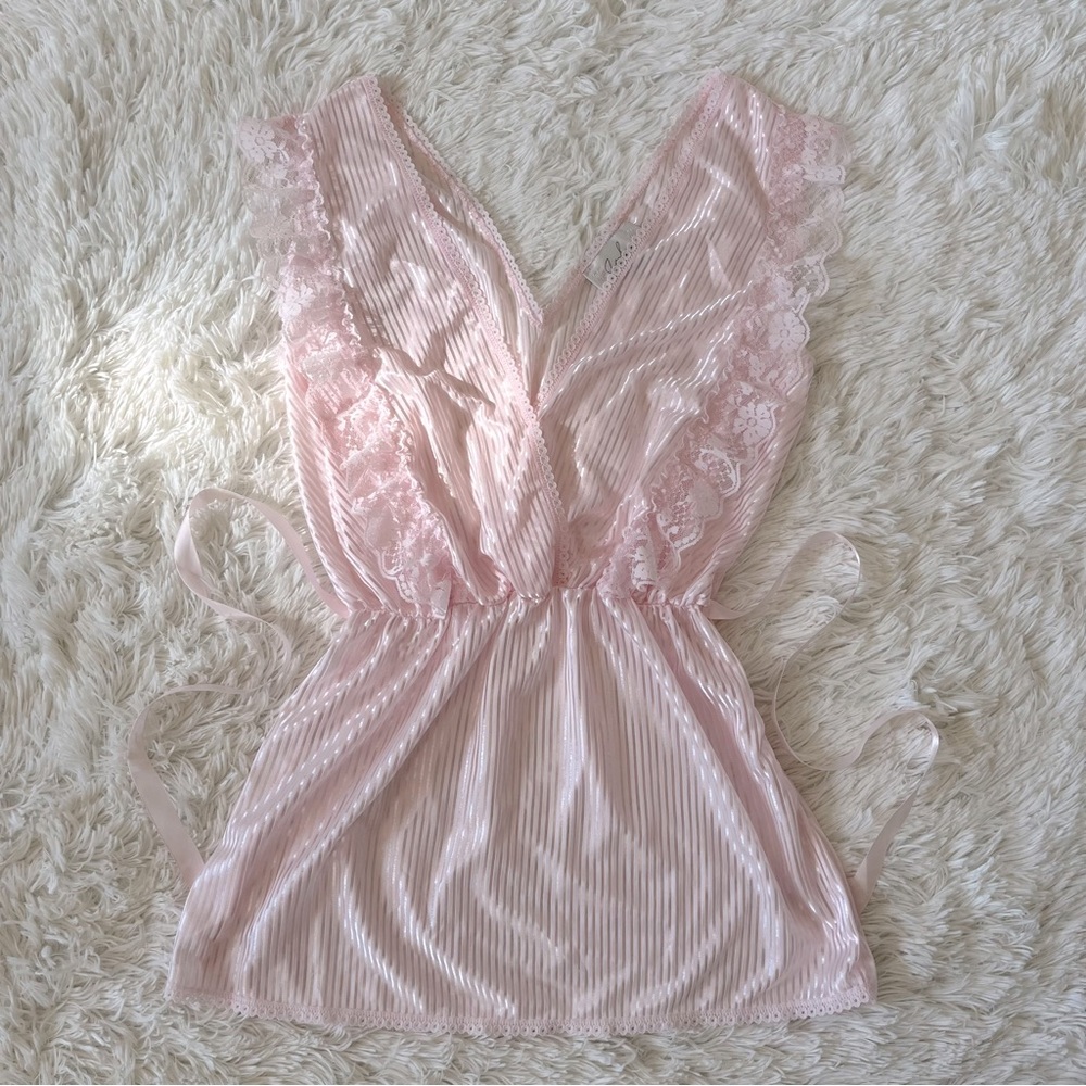 Vintage Jaclyn Smith Pastel Pink Satin Slip - Gem